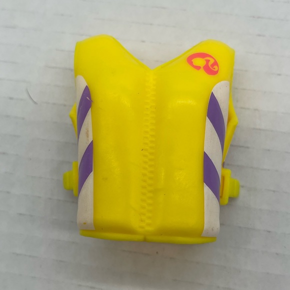 Barbie | Toys | Barbie Doll Yellow Life Jacket Water Vest | Poshmark